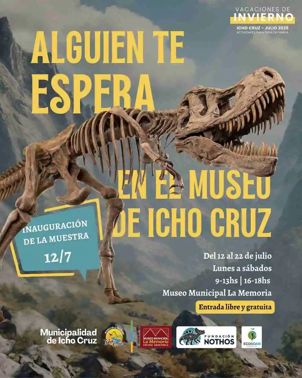 El tiranosaurio rex llega a Icho Cruz con una muestra para toda la ...