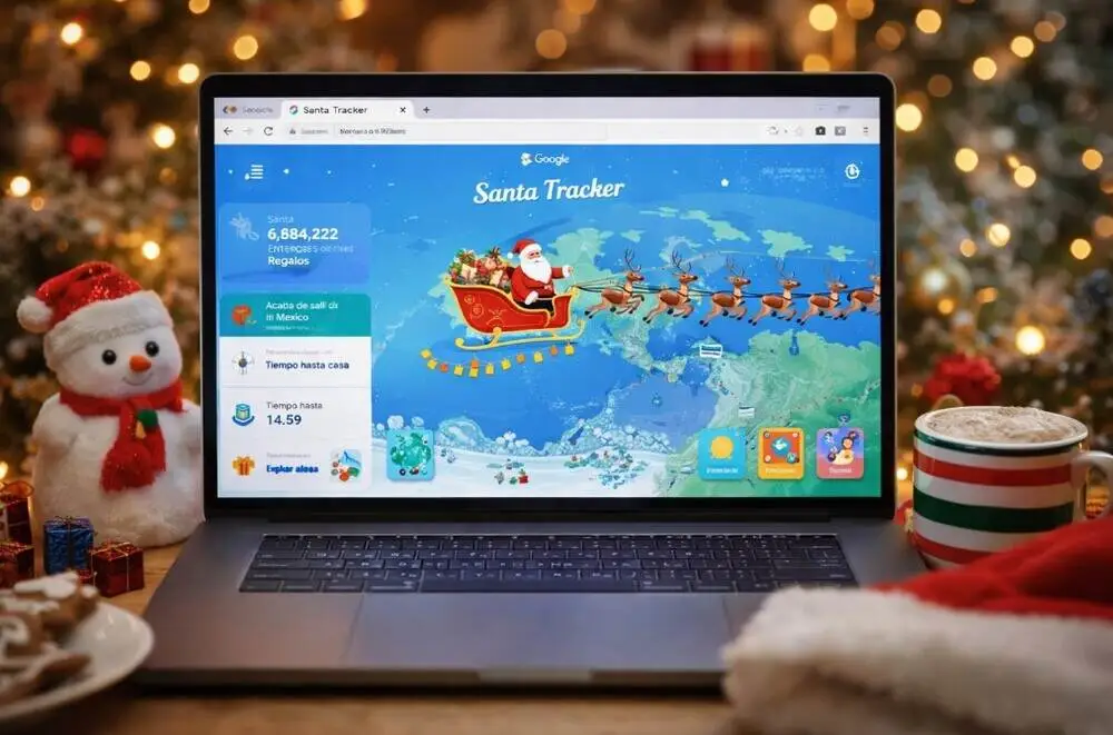 Santa Tracker de Google: el mapa juguetón que sigue a Papá Noel en la ...