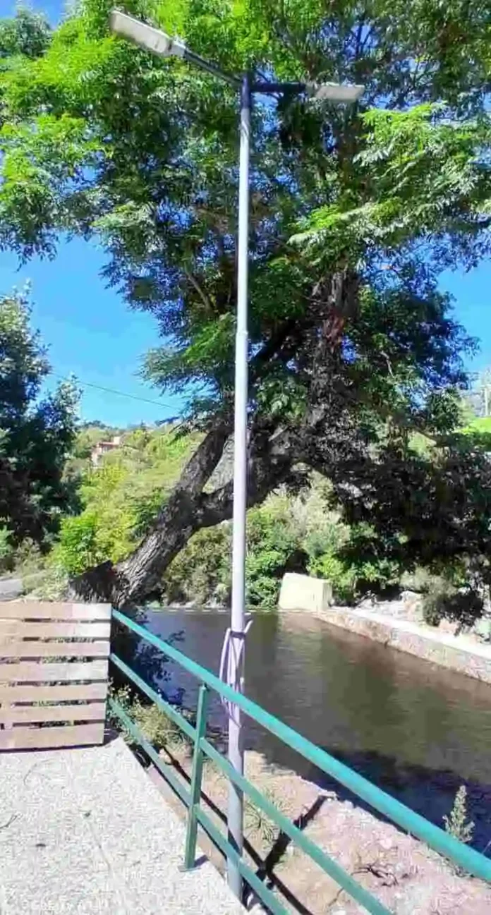 Tanti: El Diquecito suma luminaria LED y mirador en el circuito que une ...